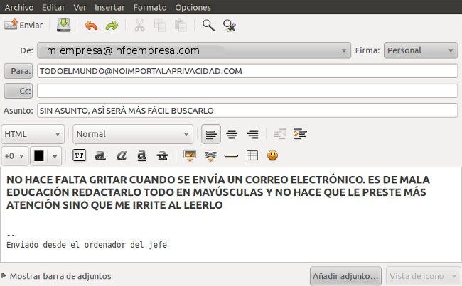 Aprender a redactar correos electrónicos