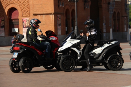 Quadro4, así es la curiosa experiencia de conducir el único scooter de ...