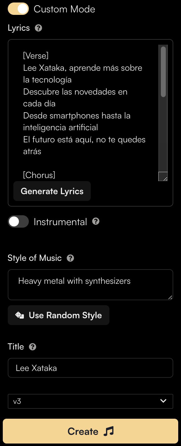 Cómo crear canciones con inteligencia artificial, generando tanto la ...