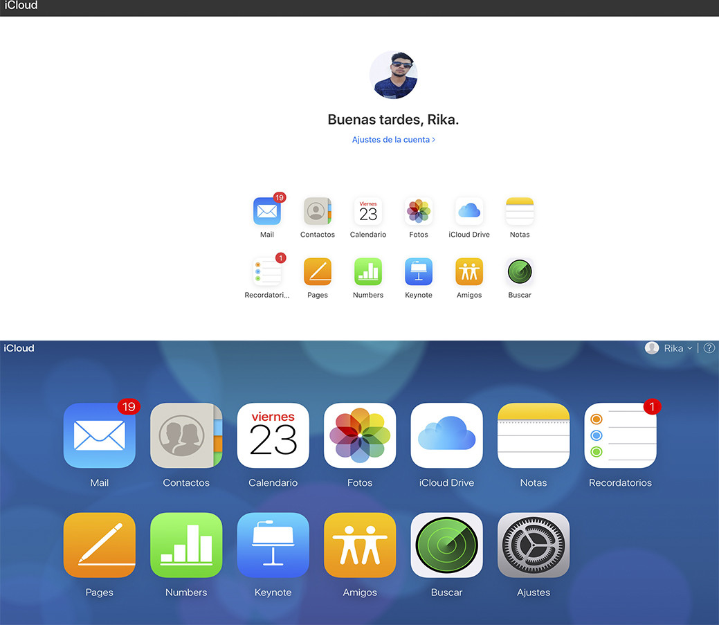 iCloud web se actualiza con un nuevo diseño inspirado en iOS 13, de ...