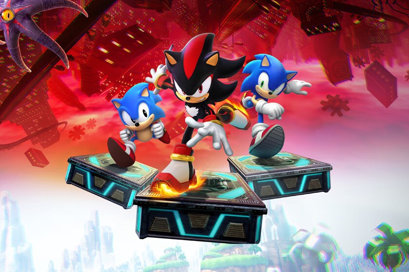 Sonic y Shadow corren a toda velocidad en una remasterización que solo existe por culpa de la ...