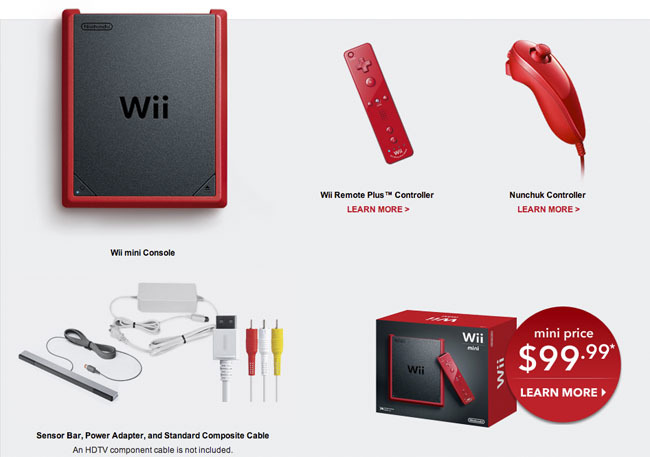 Nintendo Wii mini