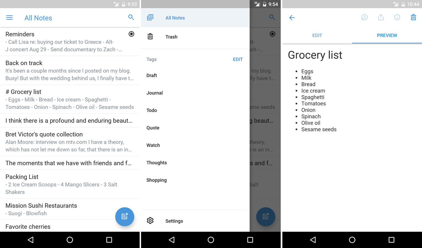 9 alternativas a Google Keep para tomar notas en tu Android