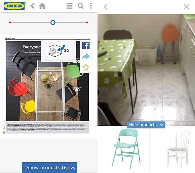 IKEA y la realidad aumentada, muebles virtuales en iOS y Android