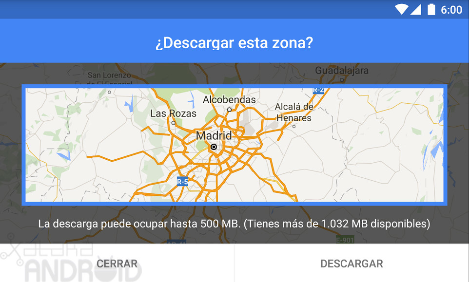 Cómo descargar los mapas de Google Maps para Android