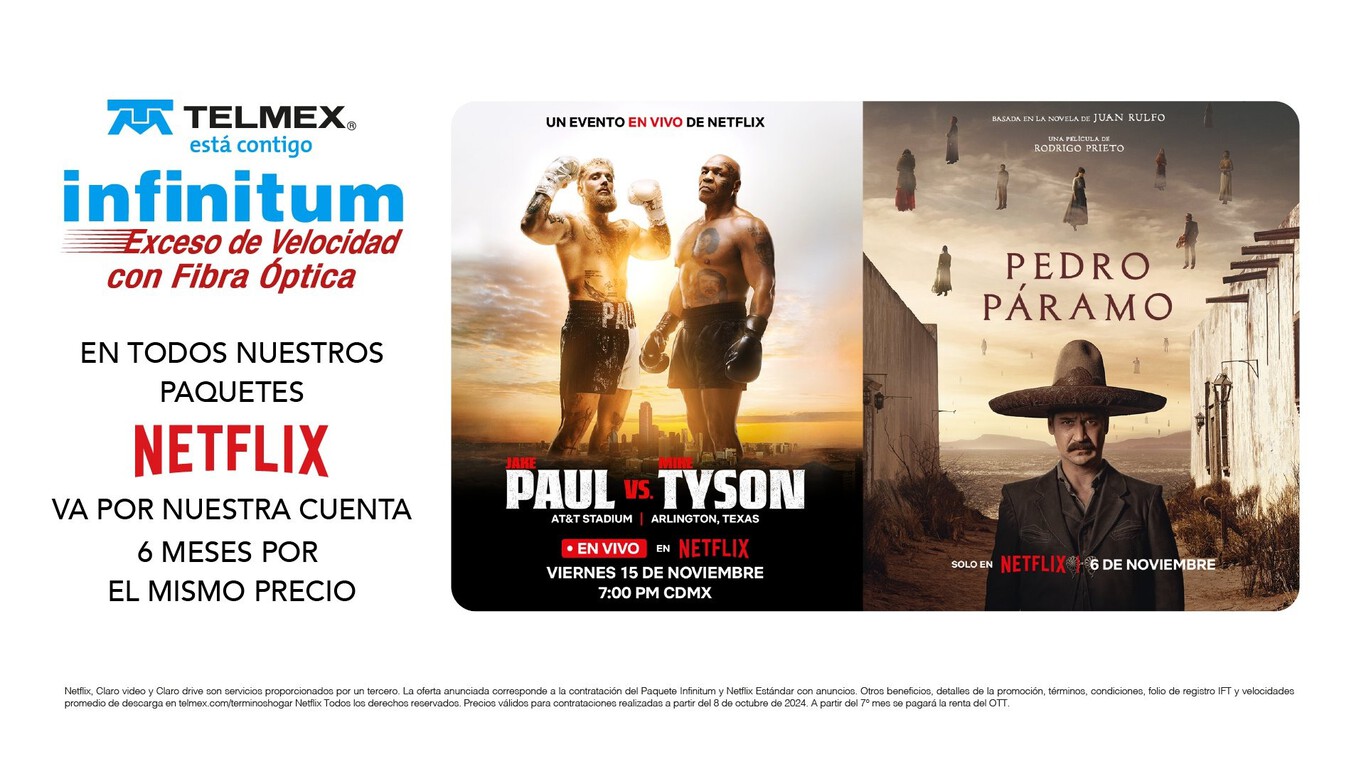 Cómo activar los seis meses gratis de Netflix con Telmex en México