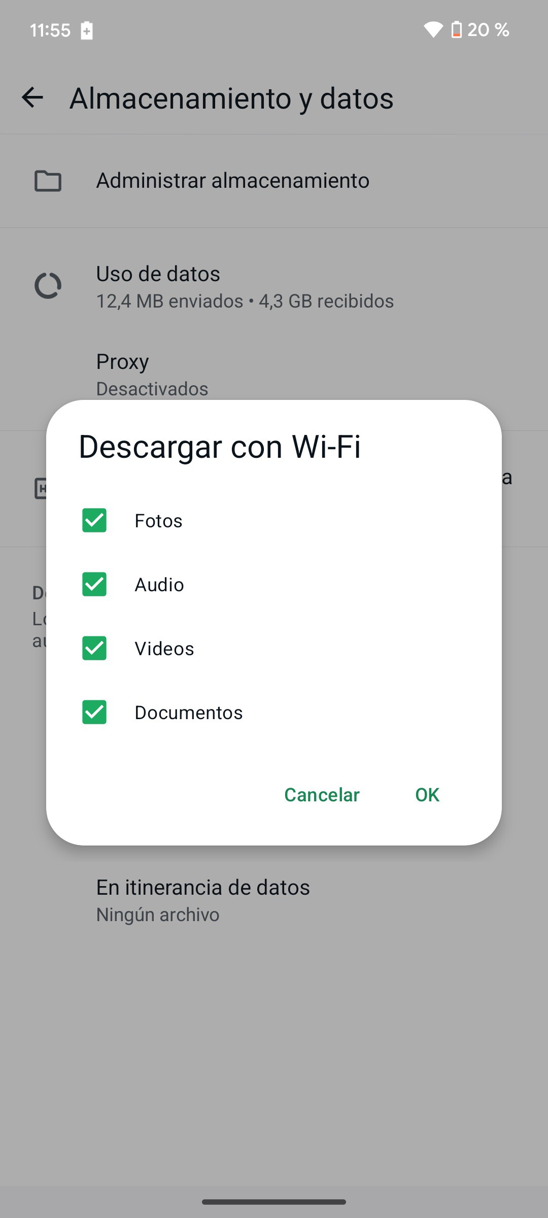Descarga automática de archivos y Fotos en WhatsApp: qué es, qué ...