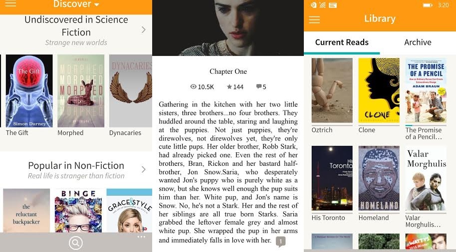 Wattpad ya tiene aplicación oficial para Windows Phone