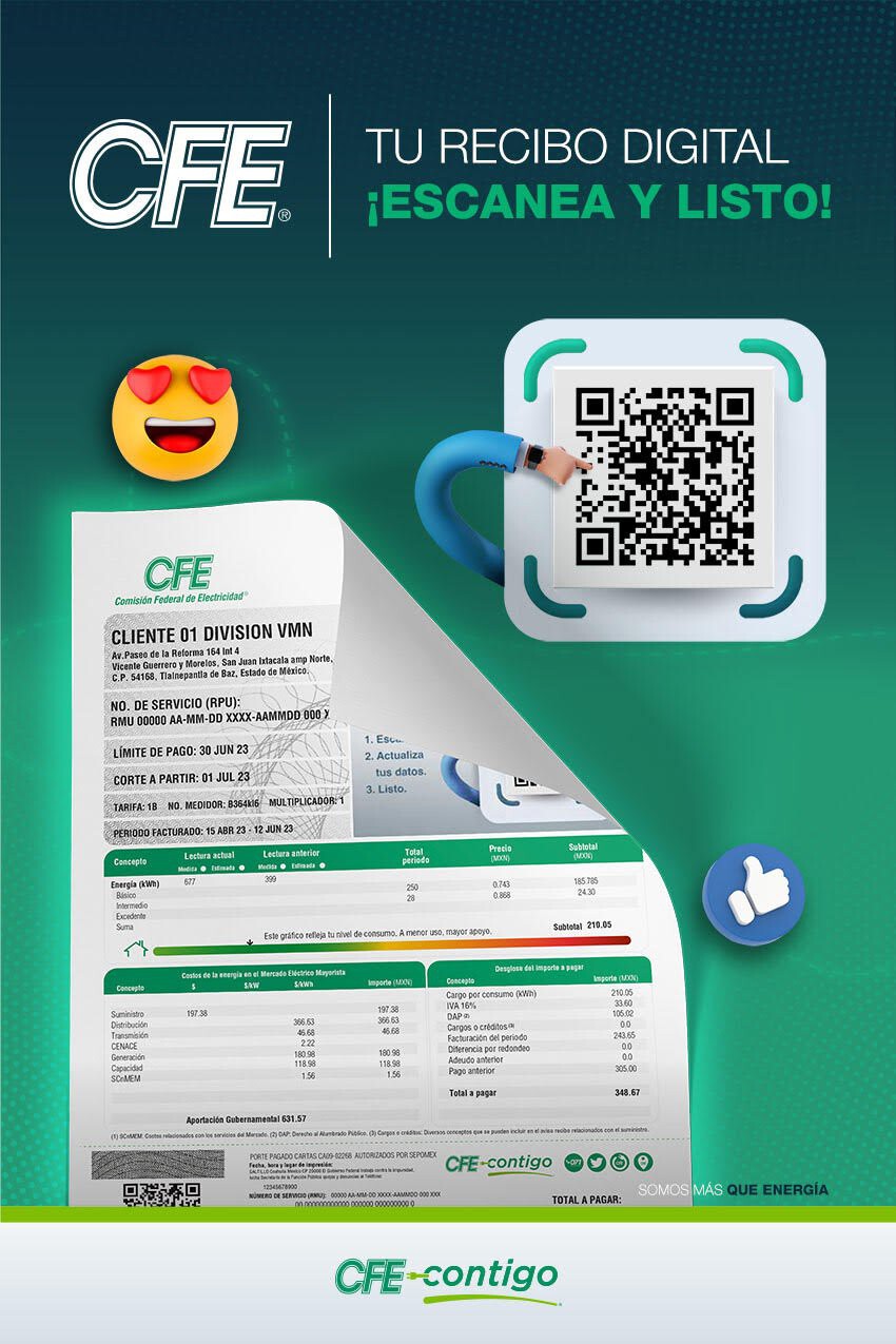 Así puedes consultar tu recibo de la CFE directamente en el celular