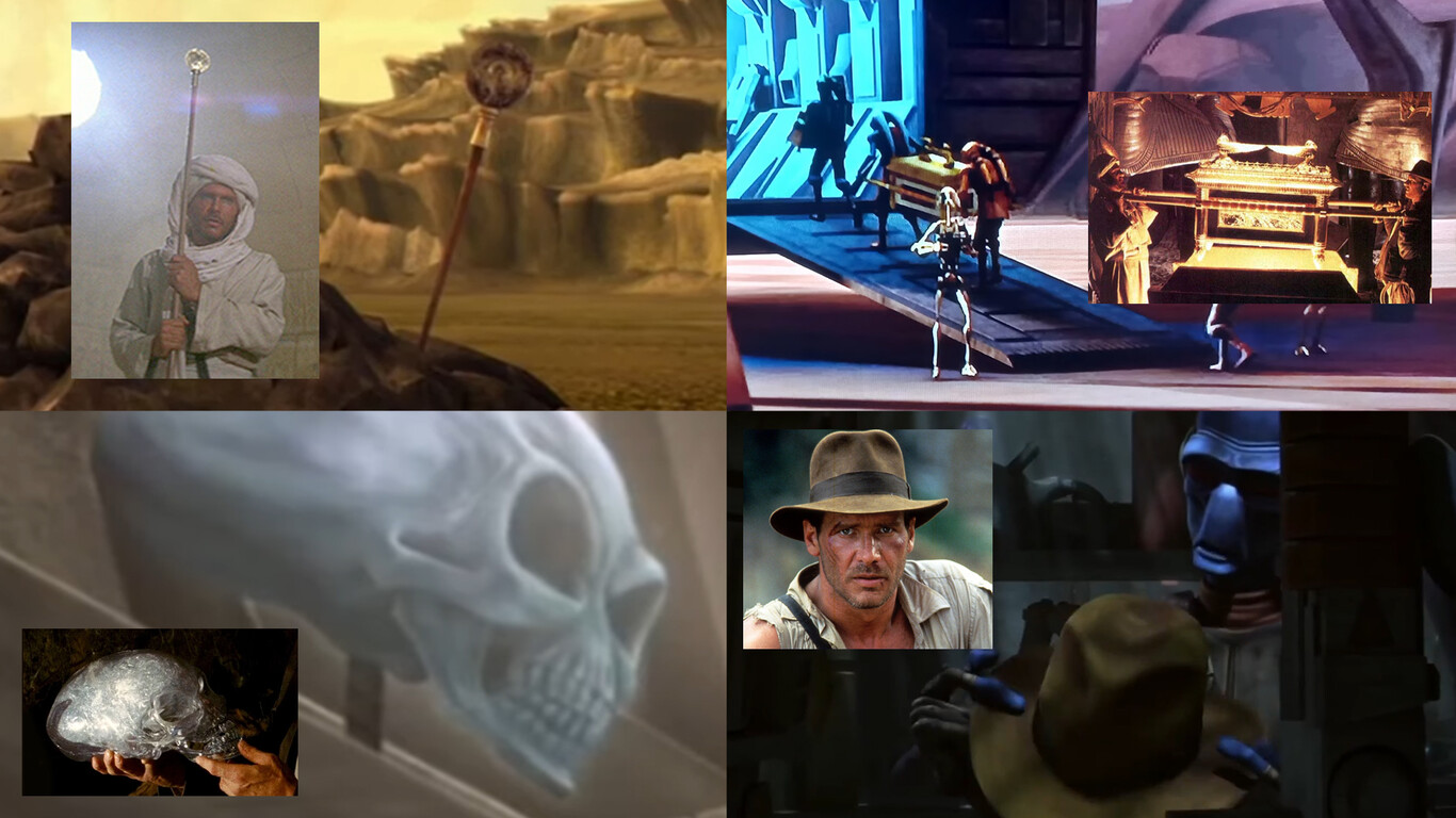 Star Wars lleva años fusilando a Indiana Jones con referencias y en The ...