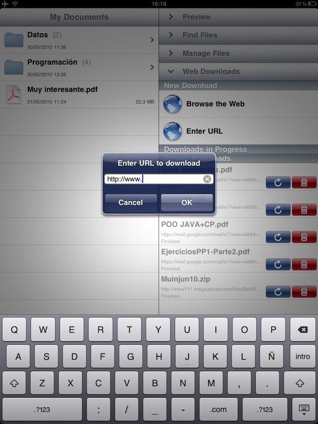 GoodReader, un lector imprescindible para el iPad