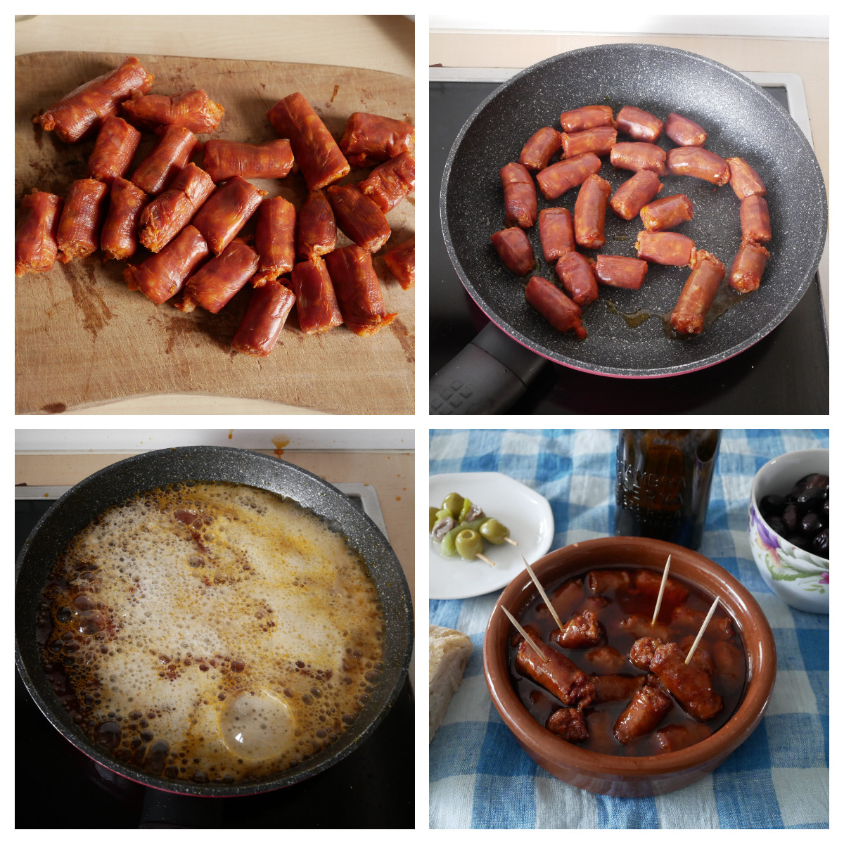 Chistorra a la cerveza: receta de aperitivo fácil e infalible