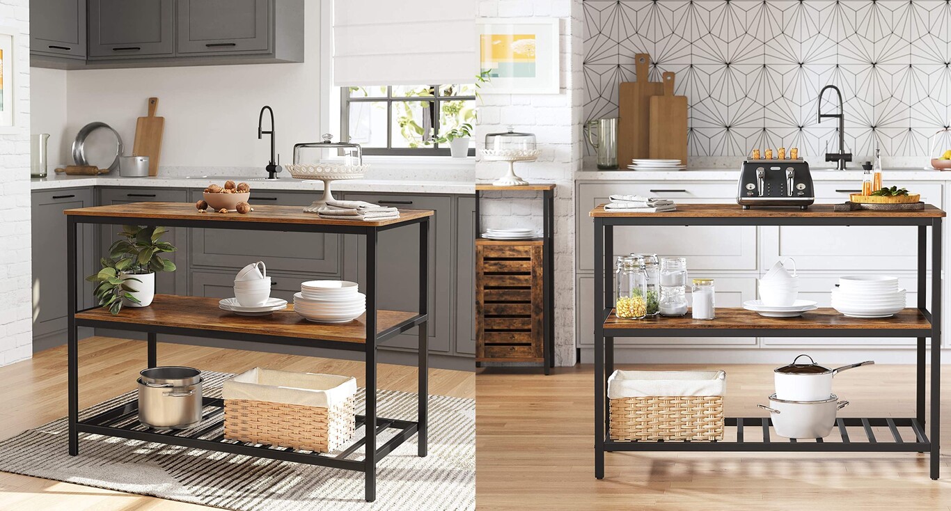 Esta isla de cocina, que nos permite trabajar mejor y aumentar el ...