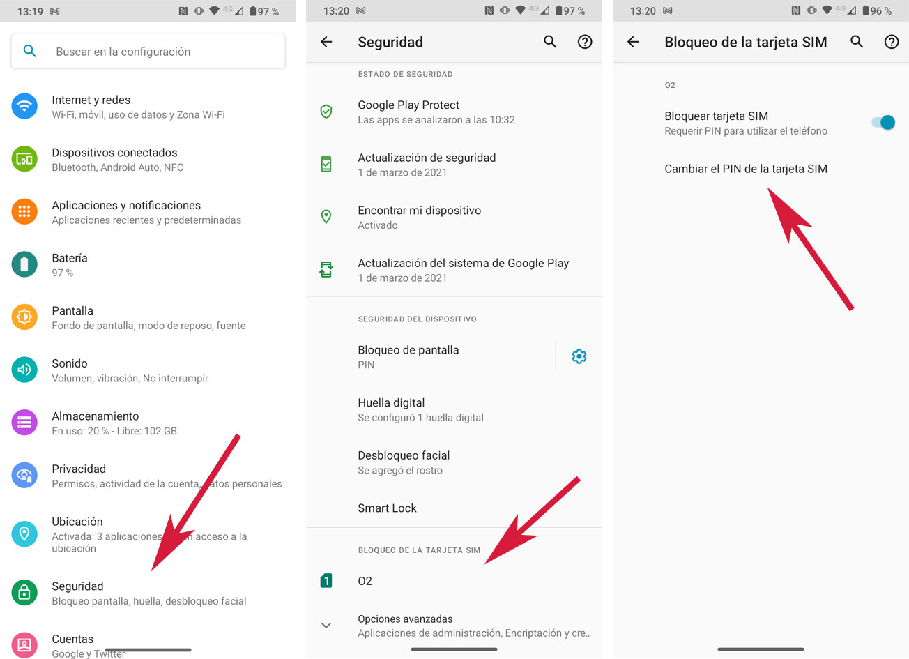 Cómo cambiar o quitar el código PIN de la tarjeta SIM desde el móvil