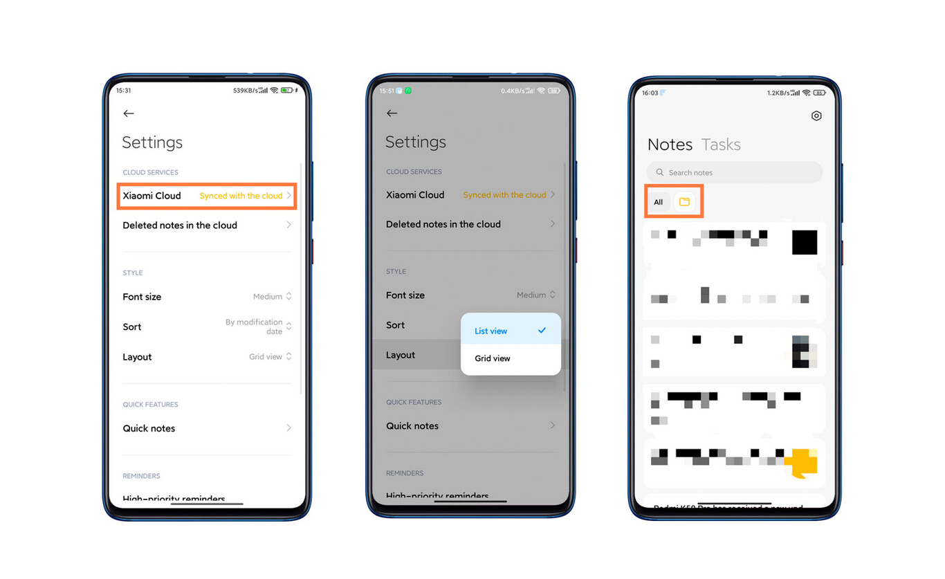 La app de notas de MIUI acaba de actualizarse incorporando nuevas ...