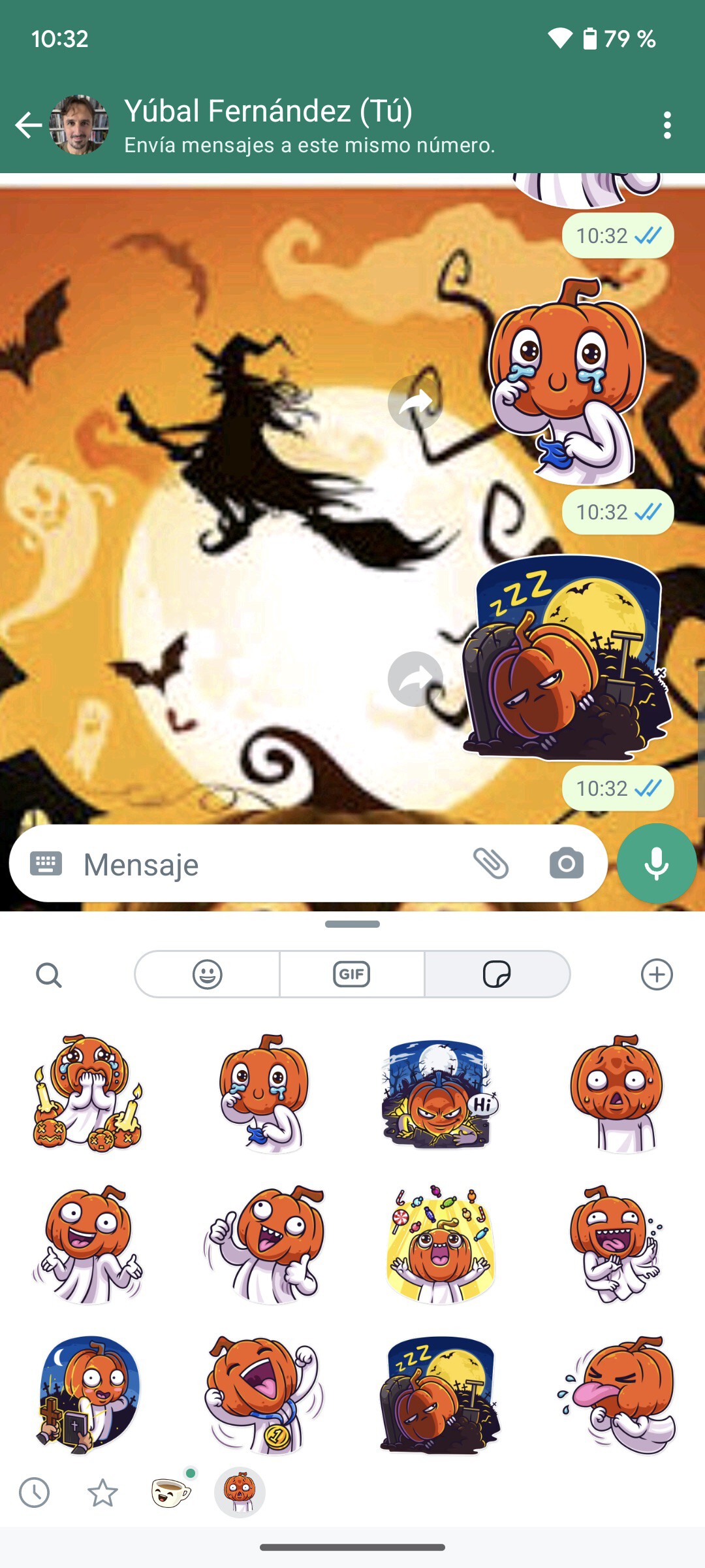 WhatsApp en modo Halloween: cómo decorar la app con fondos, stickers e ...