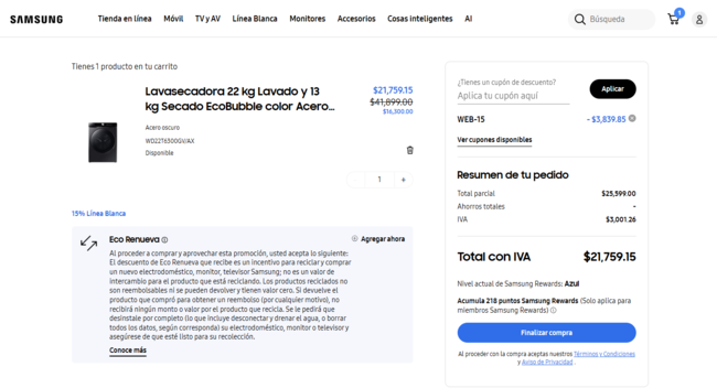 Samsung quiere que renueves tu tecnología del hogar con este cupón exclusivo de Xataka México