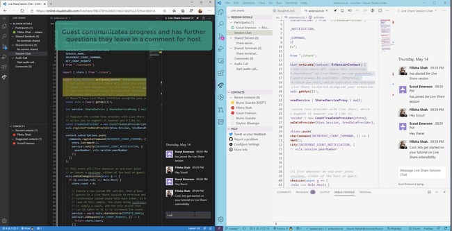 Visual Studio Live Share permitirá hablar por texto y voz sin usar ...