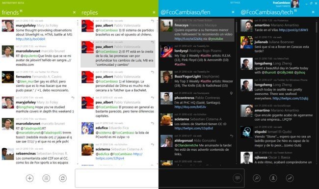 MetroTwit, un atractivo cliente Twitter para Windows que usa la ...