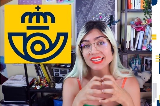 La youtuber Ter explica el nuevo logo y la campaña de Correos