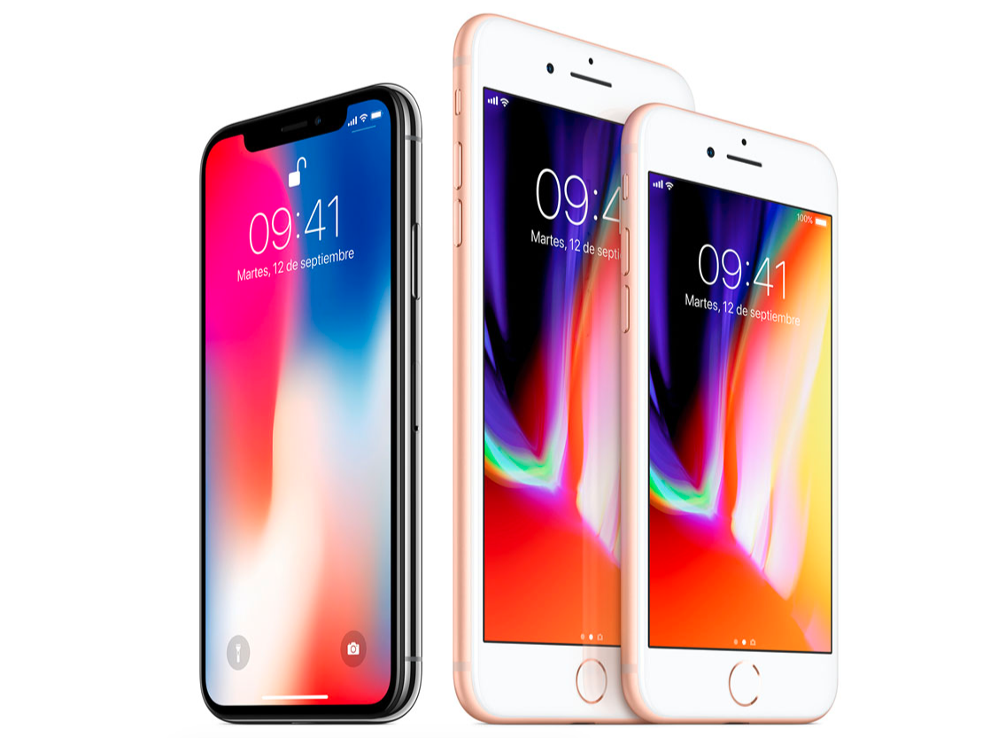 iPhone X, iPhone 8 y 8 Plus, precio y disponibilidad en México