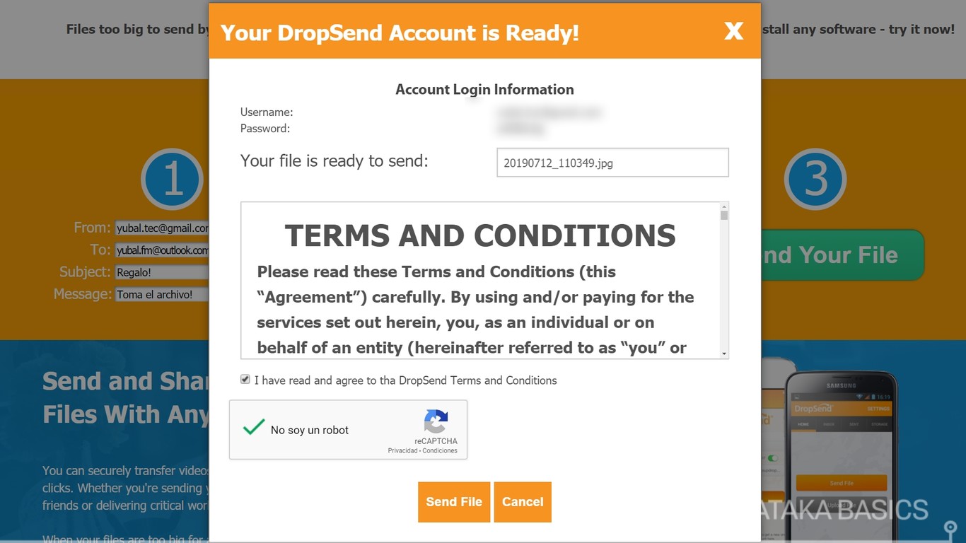 DropSend, qué es y cómo lo puedes usar para compartir archivos grandes