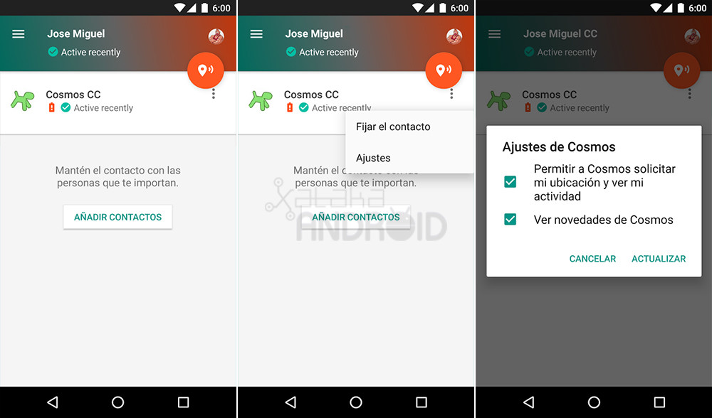Contactos de Confianza: la aplicación para que te encuentren en caso de ...