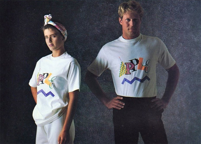 Apple lanza una línea de moda... en 1986