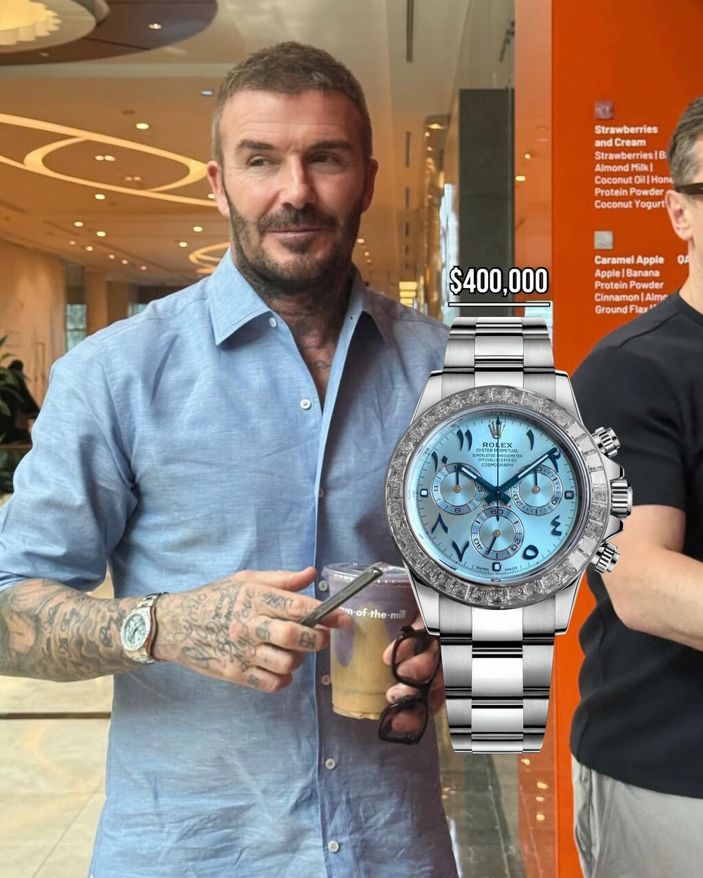 Así es el impresionante Rolex de 400.000 euros que David Beckham ha ...
