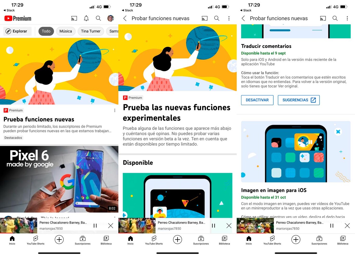 Cómo activar el vídeo flotante de YouTube para iPhone y otras funciones experimentales: ya en la app