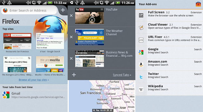Firefox 14 ya disponible para Android, ahora nueva interfaz, más rápido ...