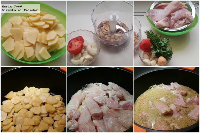 Guiso de raya ibicenco, receta de cocina fácil, sencilla y deliciosa