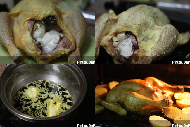 Receta de pollo asado a la forma de Christian Delouvrier