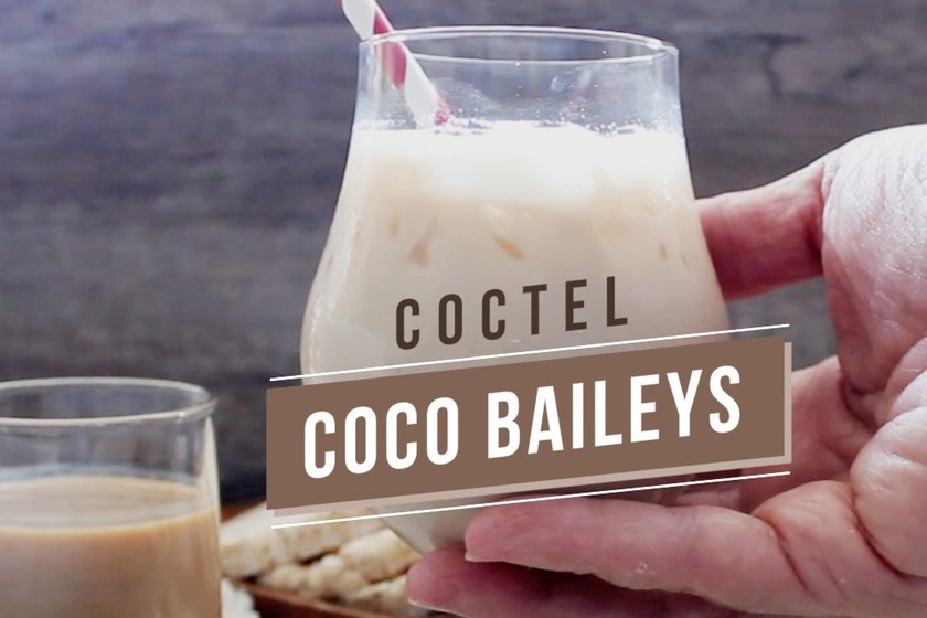 Coctel Coco Bailey’s. Receta de bebida en video