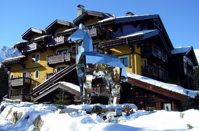 Louis Vuitton se une a la moda de las Pop-Up Boutique en Courchevel