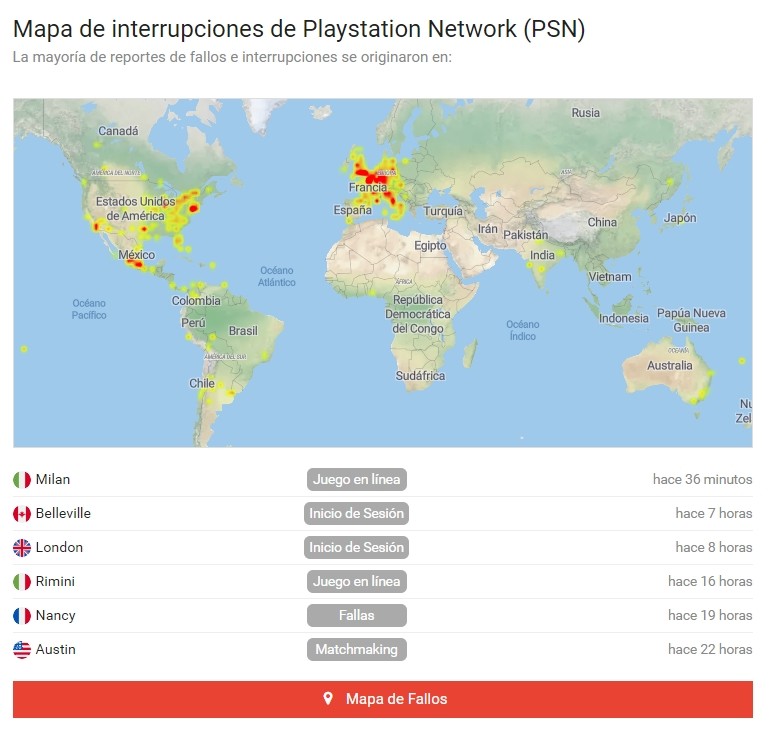 Cómo saber si PlayStation Network no funciona o los servidores están caídos