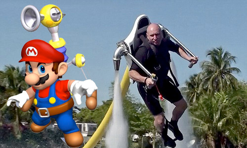 El water Jet-Pack de 'Super Mario Sunshine' se hace realidad