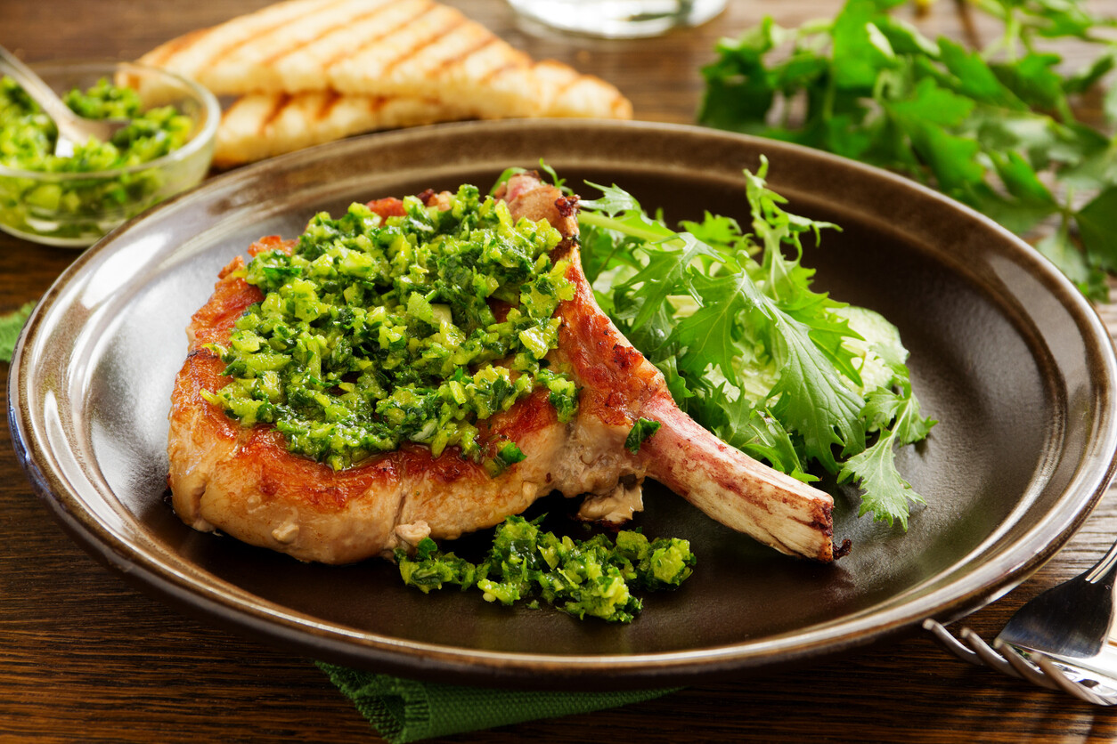 Salsa gremolata o gremolada. Receta de cocina fácil, sencilla y deliciosa