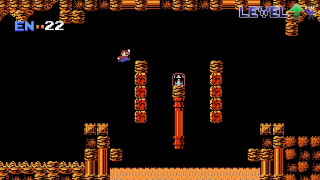 Así habría sido el Metroid de NES si Mario hubiera sido el protagonista