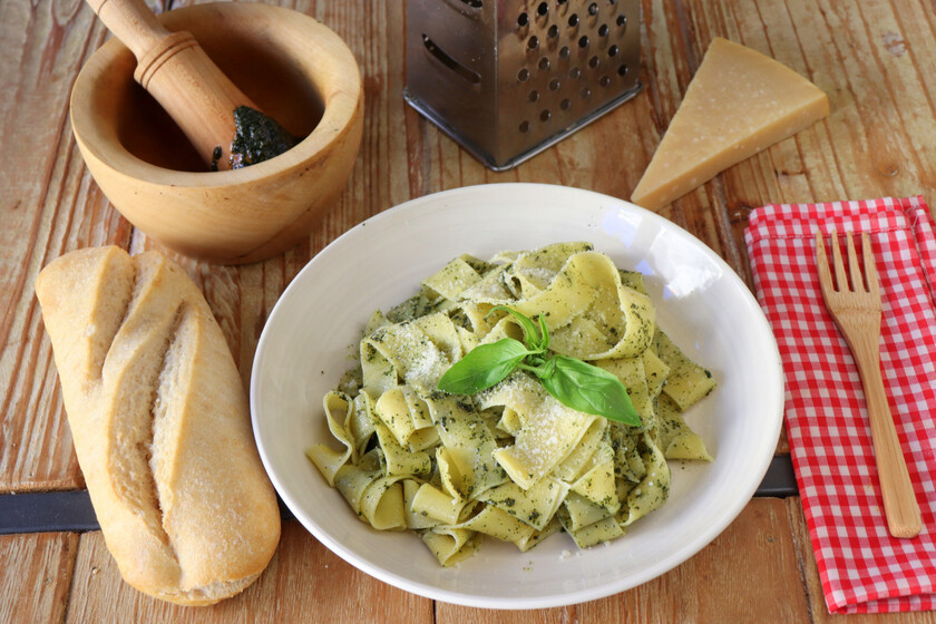 Pappardelle al pesto, la receta para disfrutar con esta variedad de ...
