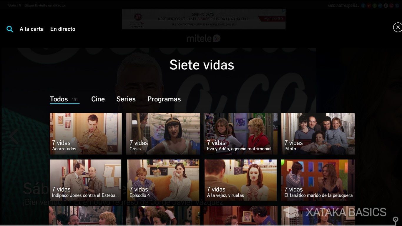 Mitele: cómo ver un programa concreto en directo o diferido