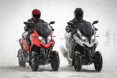 Quadro4, así es la curiosa experiencia de conducir el único scooter de ...