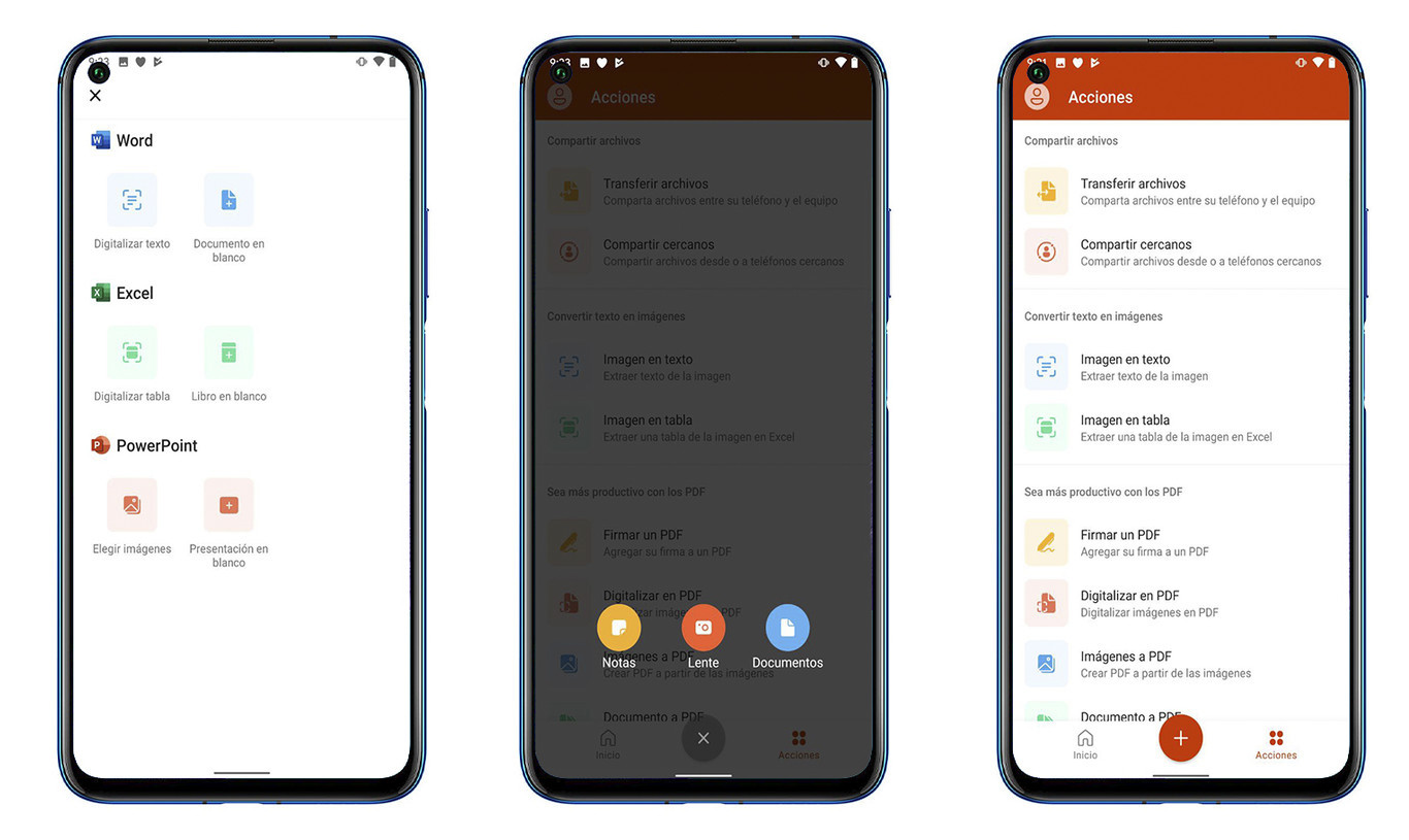 El nuevo Microsoft Office para Android ya disponible: Word, Excel y ...