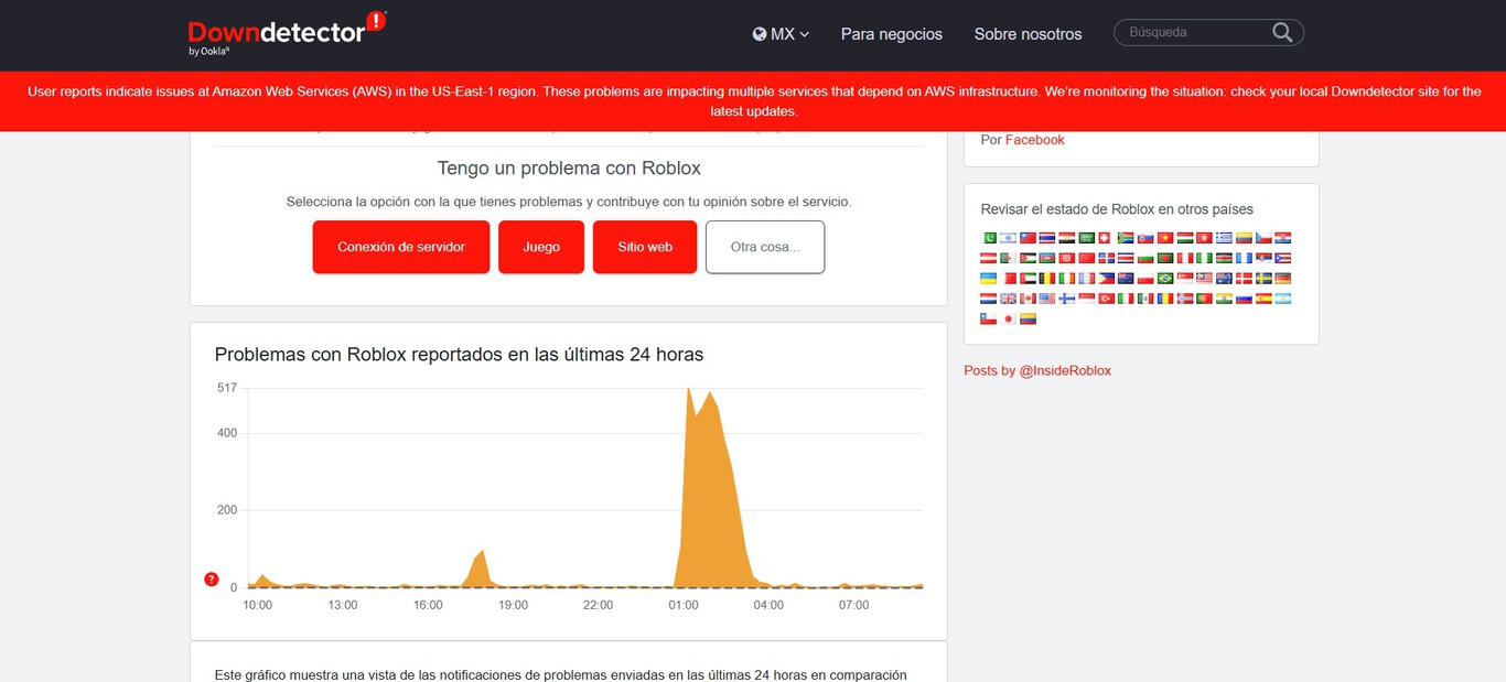 Caída de servidores de Amazon en México: ¿Fortnite y Roblox siguen sin ...