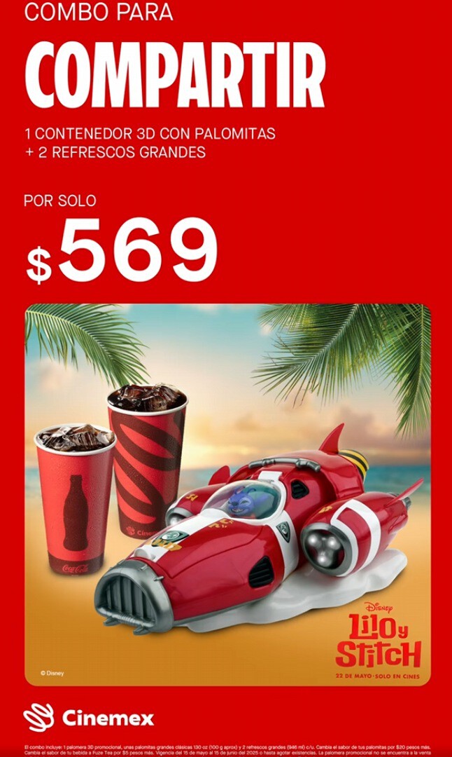 La palomera de Lilo & Stitch de Cinemex es lo que cualquier fan hubiera soñado: esta es la fecha ...
