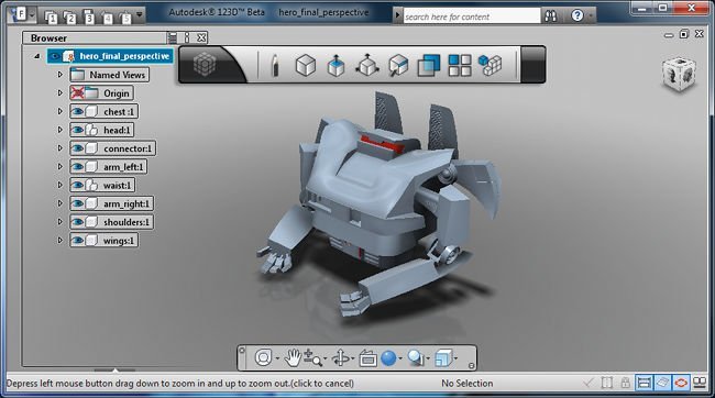 Autodesk 123D, software gratuito de modelado 3D