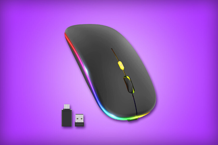 Mouse inalámbrico con luces RGB por solo 189 pesos en Amazon México ...