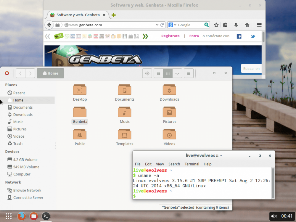 Evolve OS, nuevo proyecto GNU/Linux con un diseño cuidado y elegante