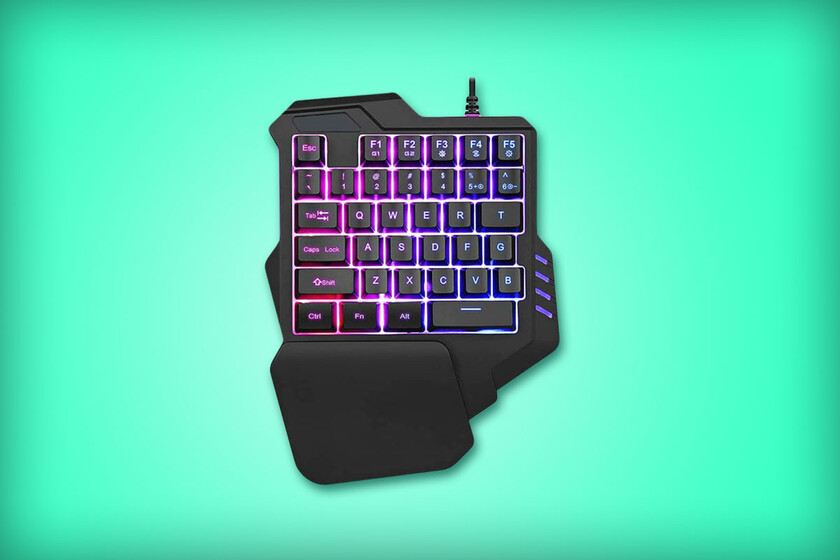 Teclado gamer para una mano por solo 254 pesos en Amazon México ...