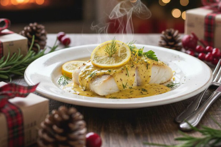 Filete de pescado con salsa de mostaza y limón: la receta económica que ...